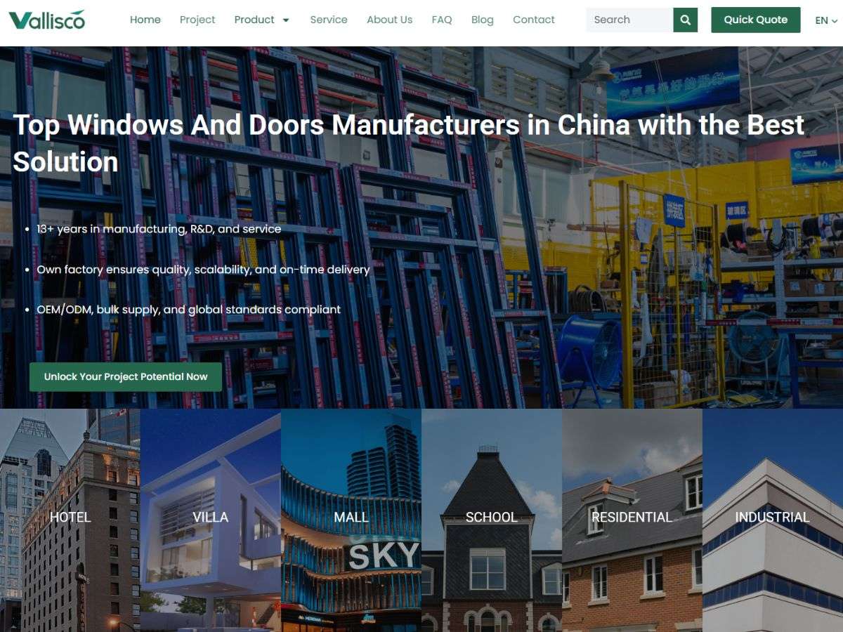 Top 8 Aluminium Sliding Window Manufacturers | Vallisco